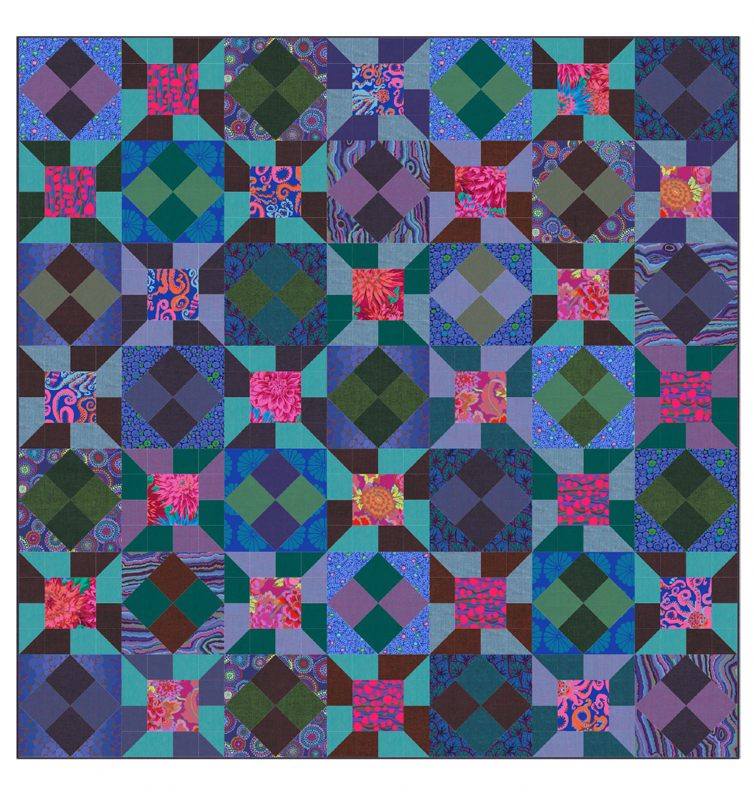 Posts and Holes Quilt - Download PDF Pattern – Sew Colorful