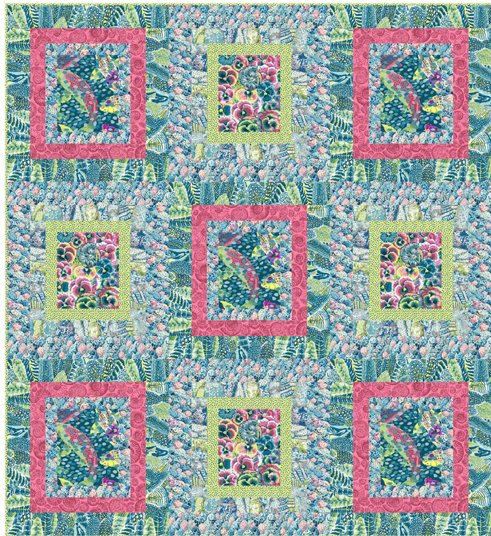 Ripples - Teal Quilt - Download PDF Pattern – Sew Colorful