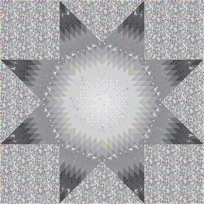Shadow Star Quilt - Download PDF Pattern – Sew Colorful