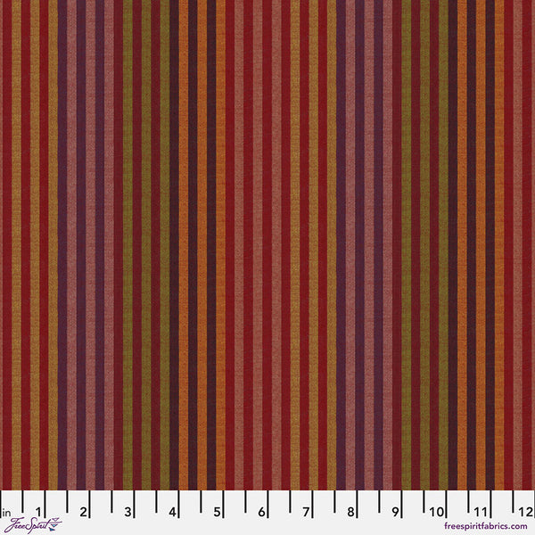 WOVEN STRIPES CATERPILLAR STRIPES Earth WSGP001 Kaffe Fassett Collecti ...